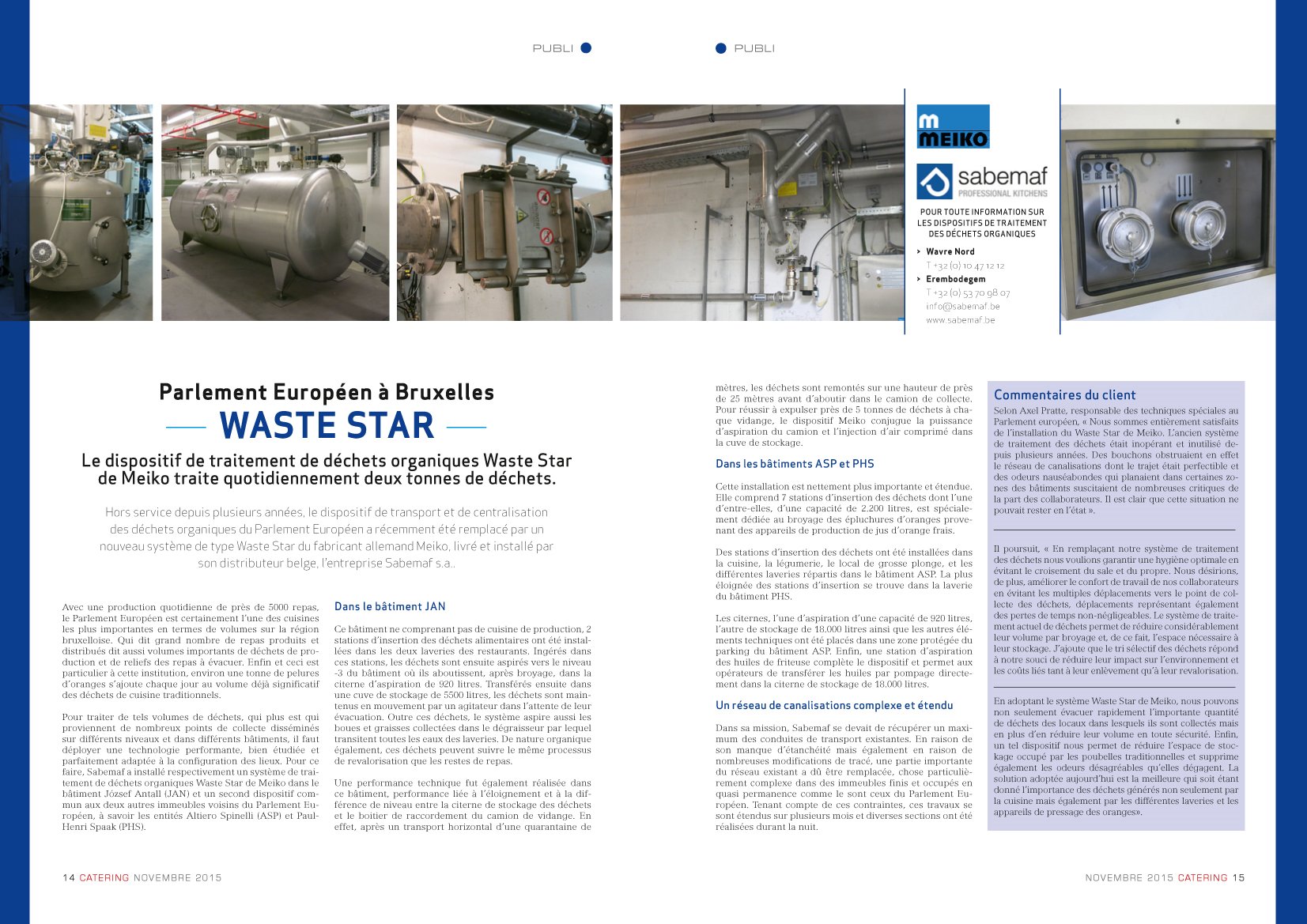 Parlement Européen - Installation de traitement de déchets organiques ...